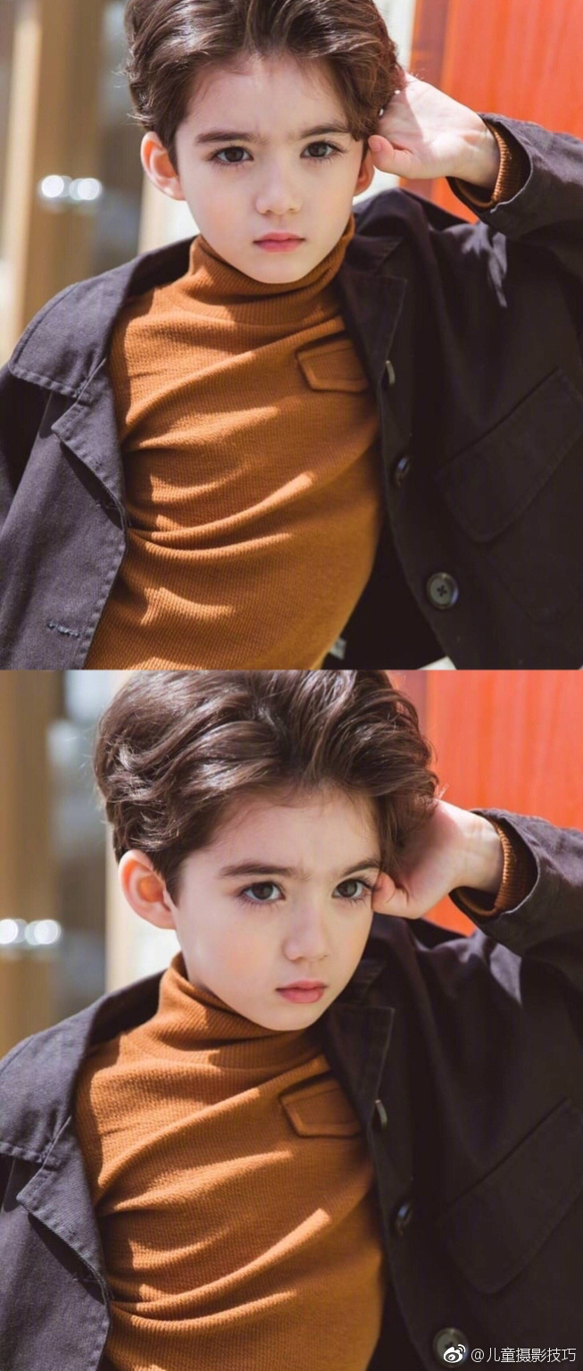 5岁加拿大韩国混血小正太Cooper Lunde，浓眉大眼的睫毛精本精