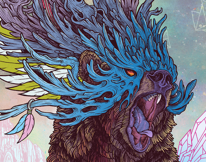 英国布里斯托尔艺术家 Mat Miller 的一组奇幻插画作品