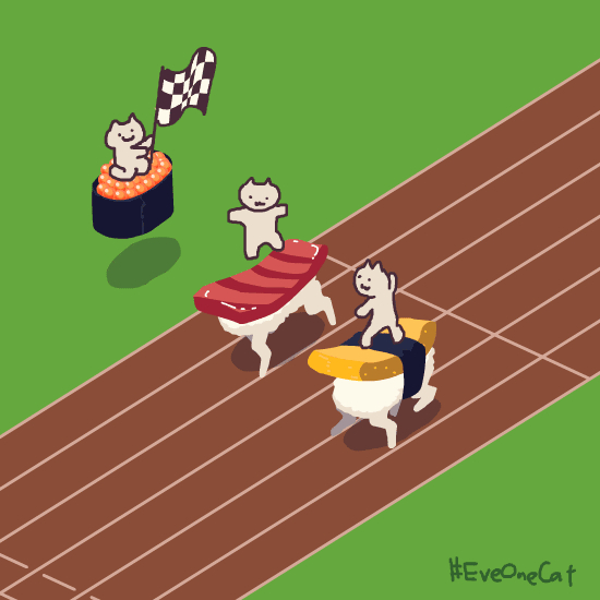 “Everyday One Cat” 撸猫小动画，太魔性了！