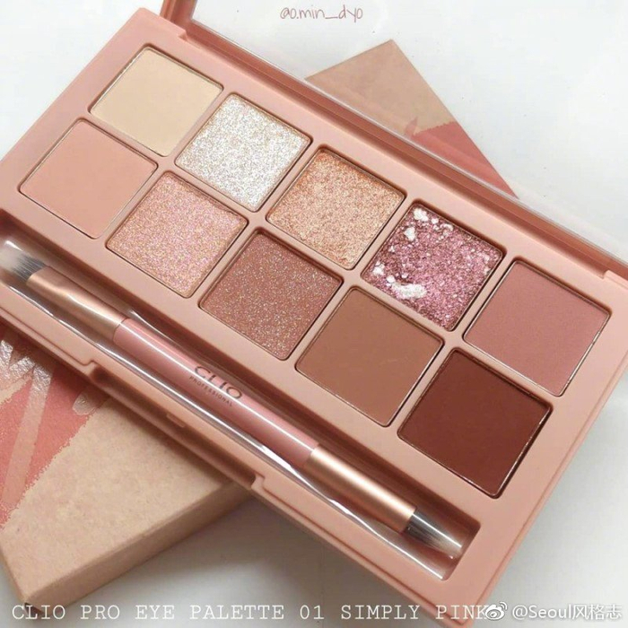 clio初春即将推出的pro eye palette-simply pink