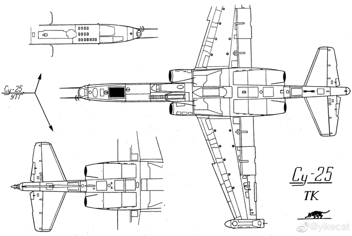 Сухой Су-25TK/Sukhoi Su-25TK反坦克强击机（本文系鄙人翻译