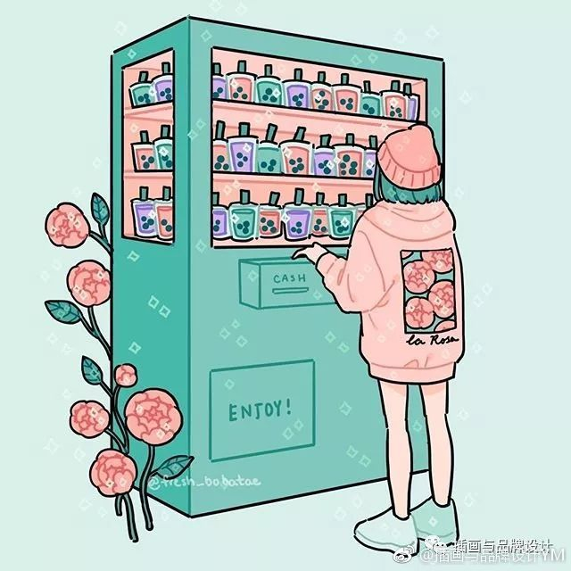 韩国插画师Emily Kim，她的画面让人看一眼就忘不了