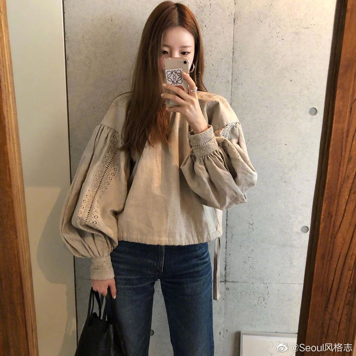 韩国VLOG博主Onnuk的日常通勤穿搭记录