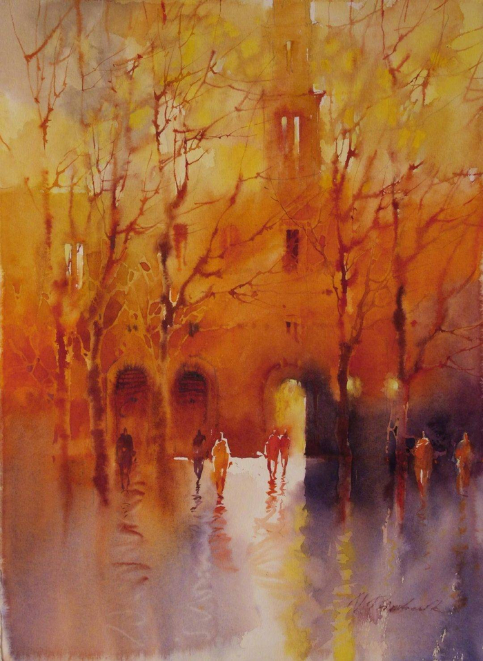 来自画家 Victoria Prishedko 绘画作品 | sterkhovart.blogspot