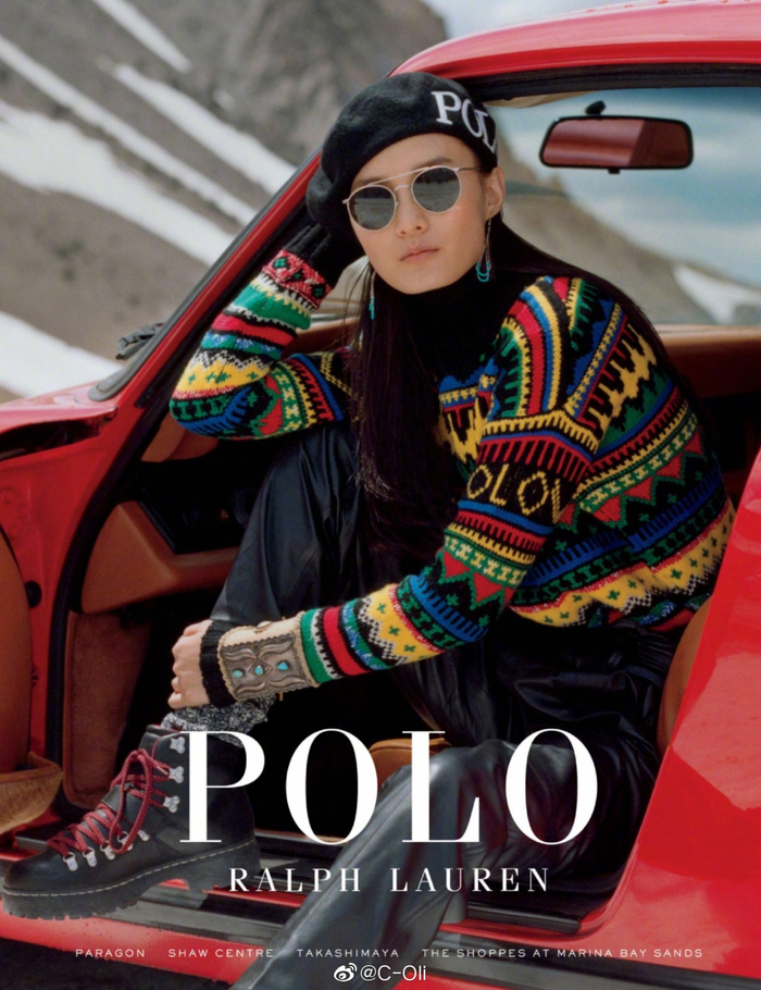 中国超模@赵磊Zhao & @刘春杰呀 一同出镜Polo Ralph Lauren新广告