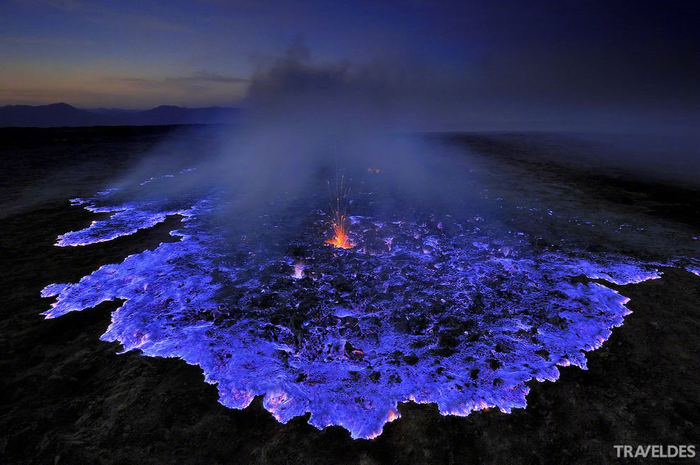 宛若魔鬼的火焰 印尼Kawah Ijen火山的变色奇观——位于印度尼西亚爪