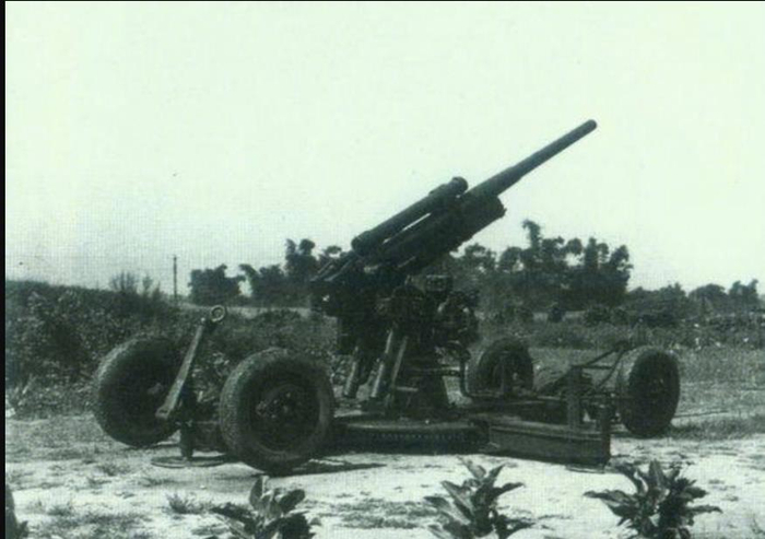 抗战时期，中国军队使用的瑞典博福斯M1929式75毫米高射炮