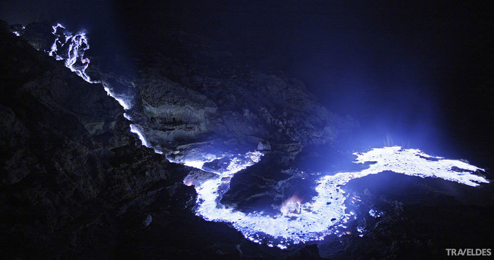 宛若魔鬼的火焰 印尼Kawah Ijen火山的变色奇观——位于印度尼西亚爪