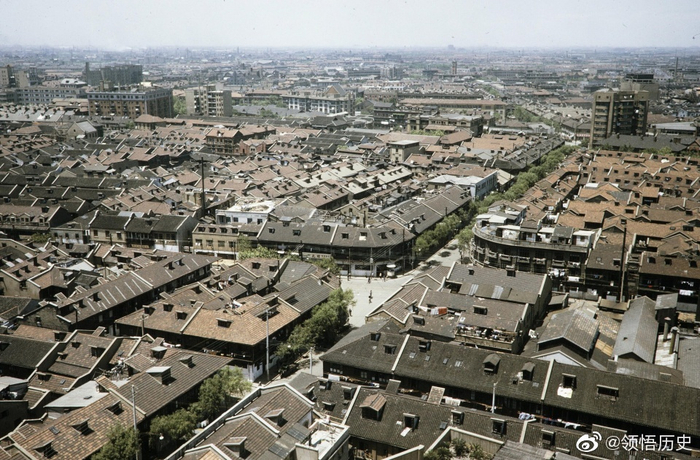1975年上海的屋顶|屋顶|上海_新浪新闻