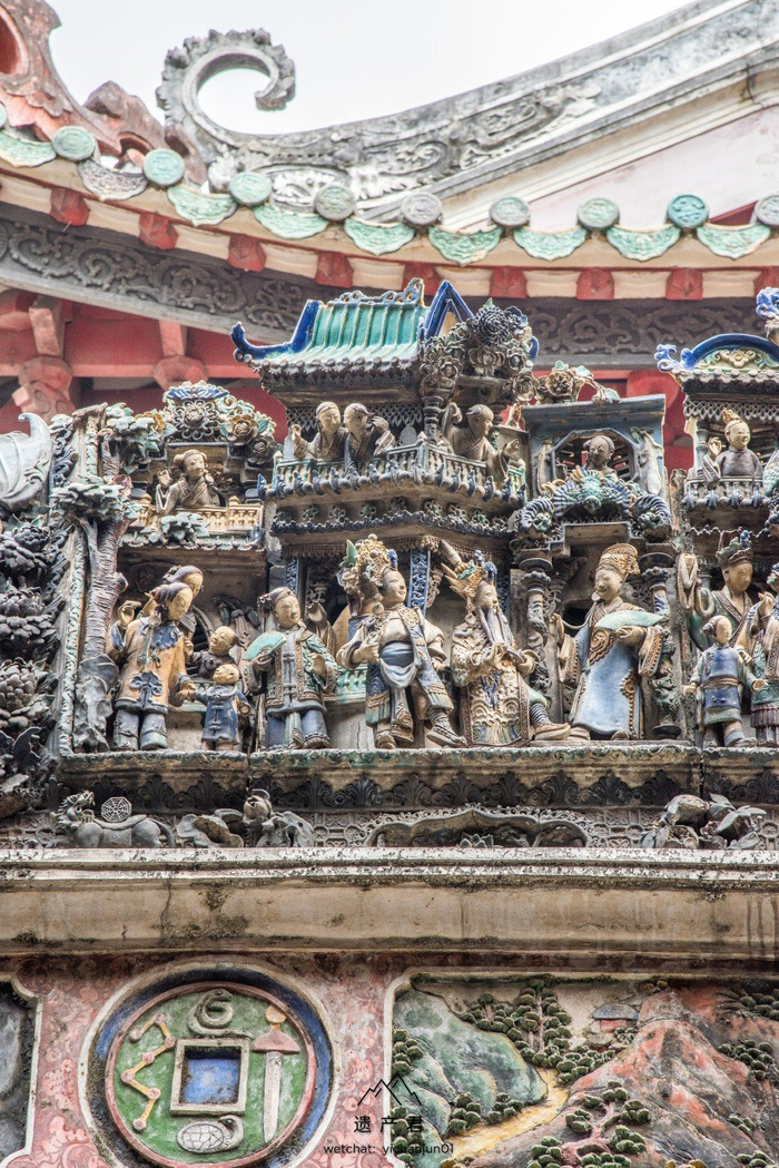 佛山祖庙，热闹的屋脊和各种人物|佛山祖庙|屋脊|砖雕_新浪新闻
