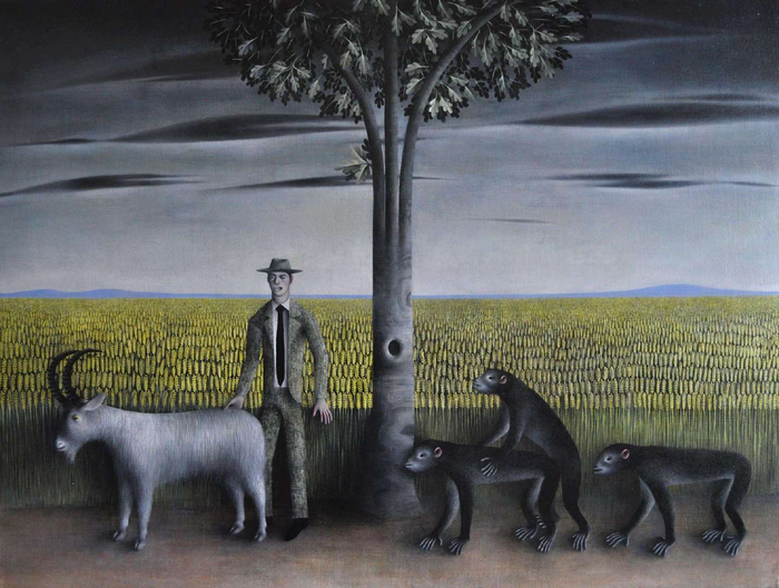 绘画与深度James Mortimer 的混合媒介绘画以一种独特的、起伏不定