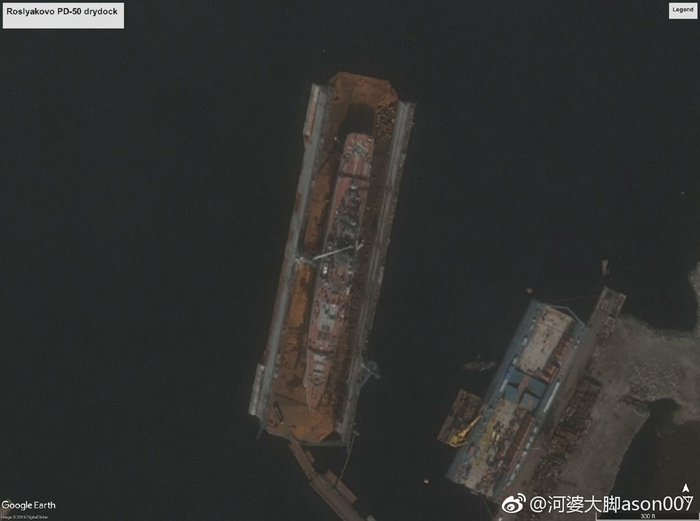 曾经的PD-50号浮船坞