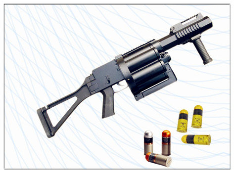 解放军狙击枪式的榴弹发射器 400米范围内可精准打进碉堡观察孔