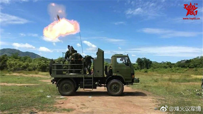 泰国展示新购的以色列埃尔比特公司卡车炮系统