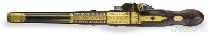 这对由法国著名武器匠人Nicolas-Noël Boutet（1761 – 1833）1825年
