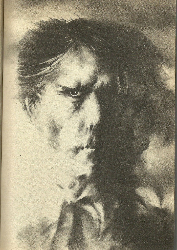 恐怖绘师Stephen Gammell为Georgess McHargue的系列作品《遇见狼人》|_新浪新闻