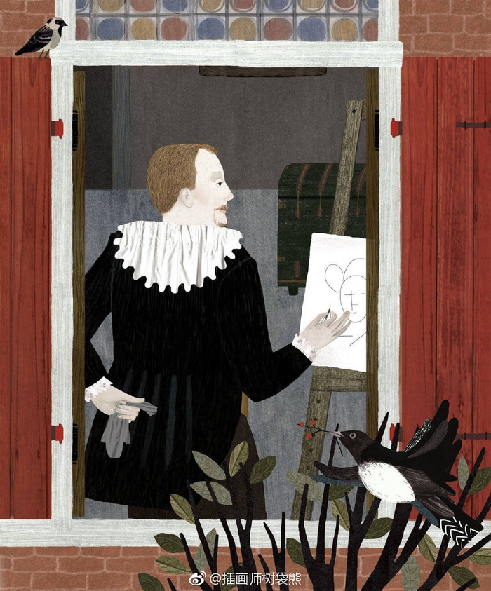 乌克兰插画师 Polina Doroshenko《Stephanie’s first lace》绘本插