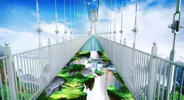 广东首座7D悬空玻璃桥！360°透明视角，等你挑战！