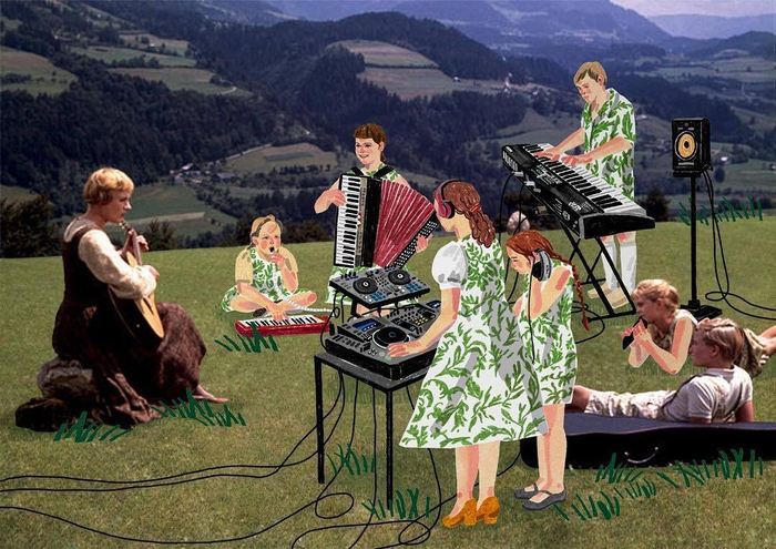 手绘电影韩国插画师 Son Eunkyoung