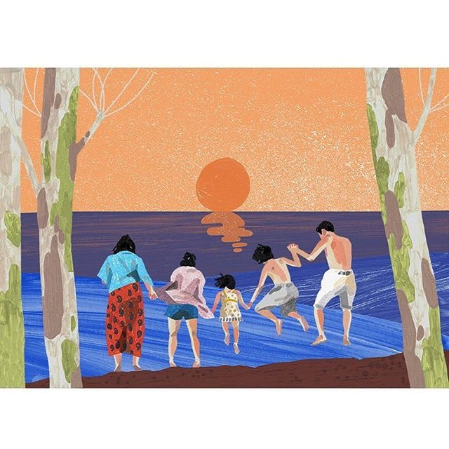 手绘电影韩国插画师 Son Eunkyoung