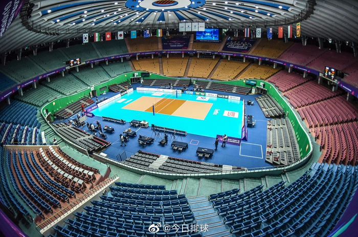 位于韩国首尔松坡区蚕室洞的蚕室体育馆（Jamsil Indoor Stadium）|排球|锦标赛|决赛|女子|主场_新浪新闻