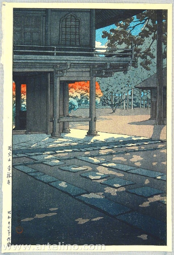 看到这些画，心都安静了！日本版画大师 Kawase Hasui的作品