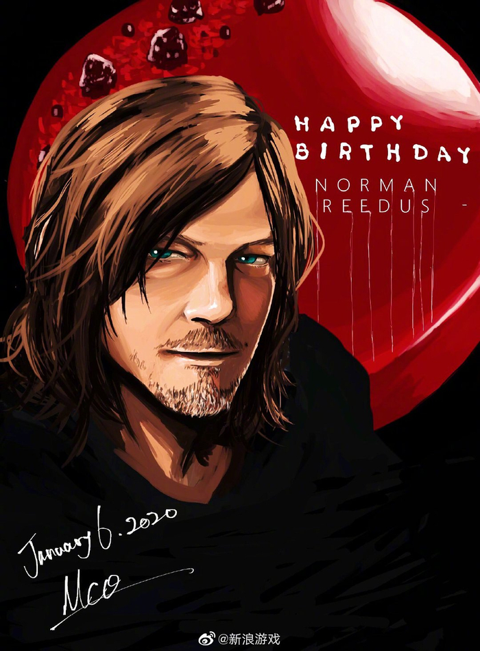 昨天的“弩哥”Norman Reedus的生日