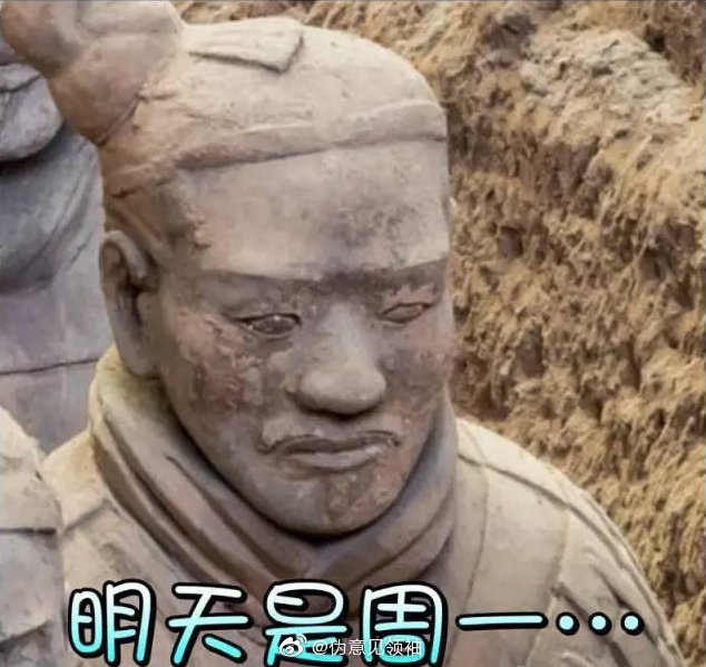 分享一组兵马俑表情包！！这眼神这动作全是戏...