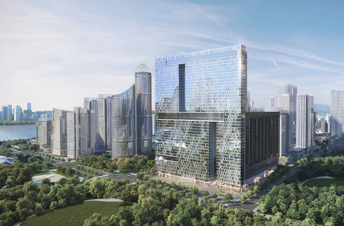 杭州高德置地广场，SOM设计事务所负责设计