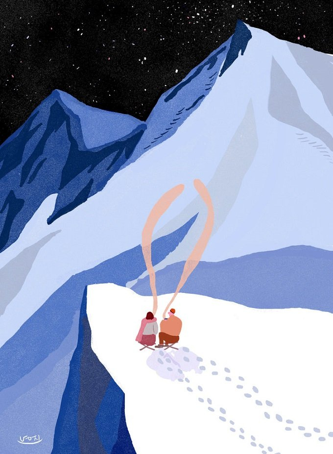 画家 Ellie Ji Yang 绘画作品