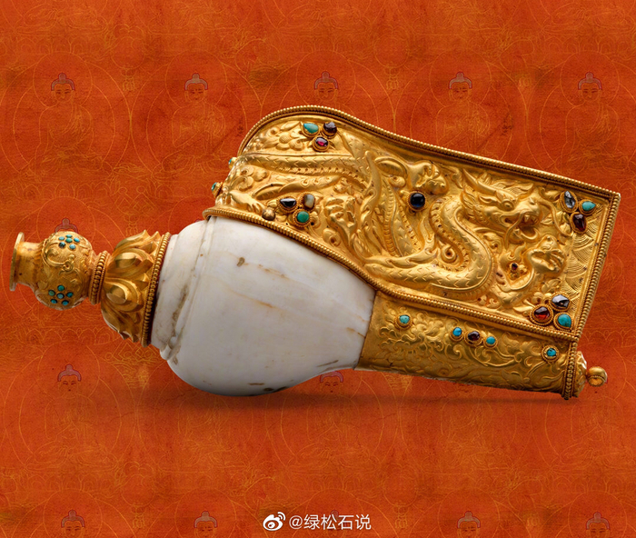 藏传佛教最常见的八大法器↓↓↓法铃、金刚杵、法鼓、法螺、念珠、