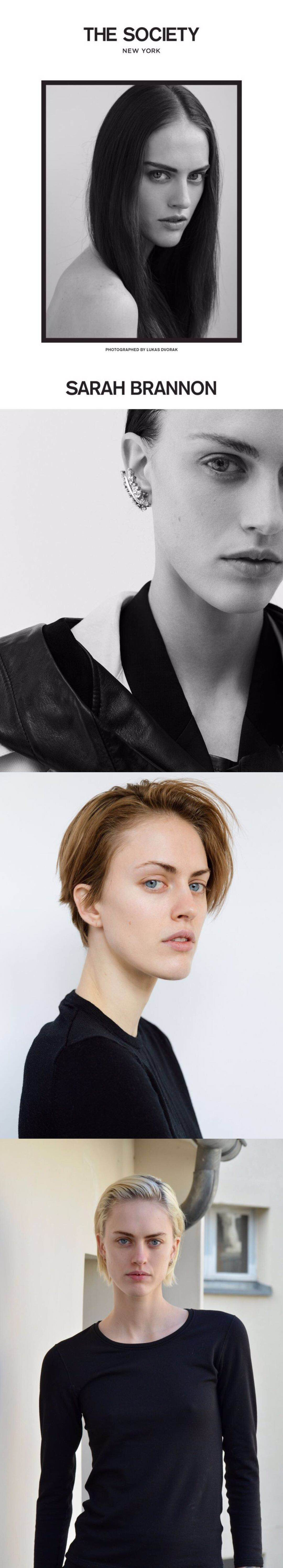 来自美国的超模Sarah早前一直以棕色长发形象示人