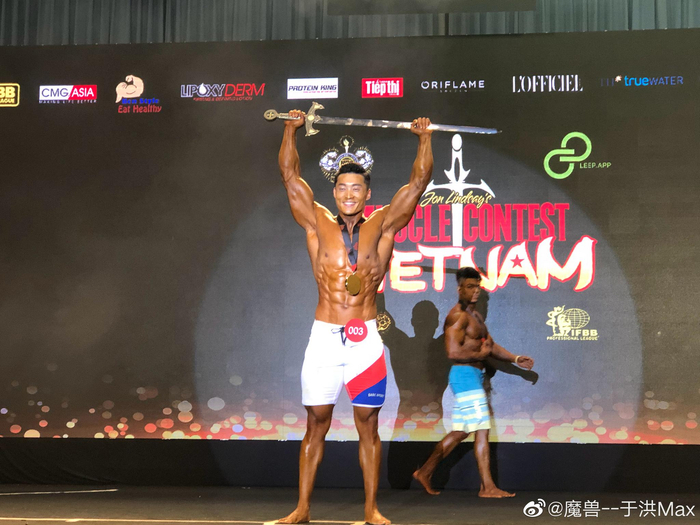 @微博健身 今天在越南胡志明市举办的Muscle Contest 职业资格赛的最