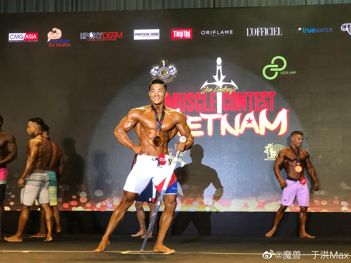 @微博健身 今天在越南胡志明市举办的Muscle Contest 职业资格赛的最