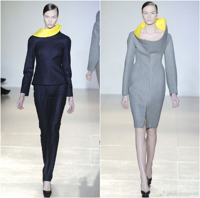 Jil Sander fw 2009 by Raf Simons | 灵感来自中世纪法国陶瓷艺术家P