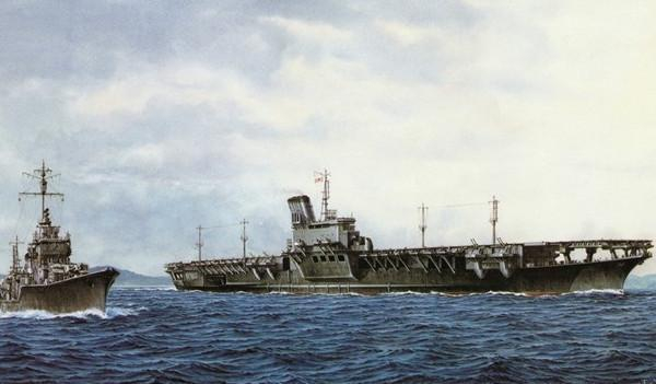 日本在二战期间制造的信浓号航空母舰，满载排水量超过72000吨