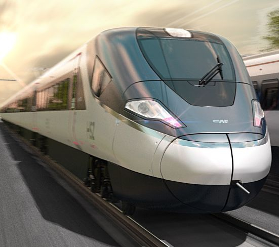 西班牙CAF公布用于竞标英国高铁HS2项目的列车设计图 基于Oaris__财经头条__新浪财经