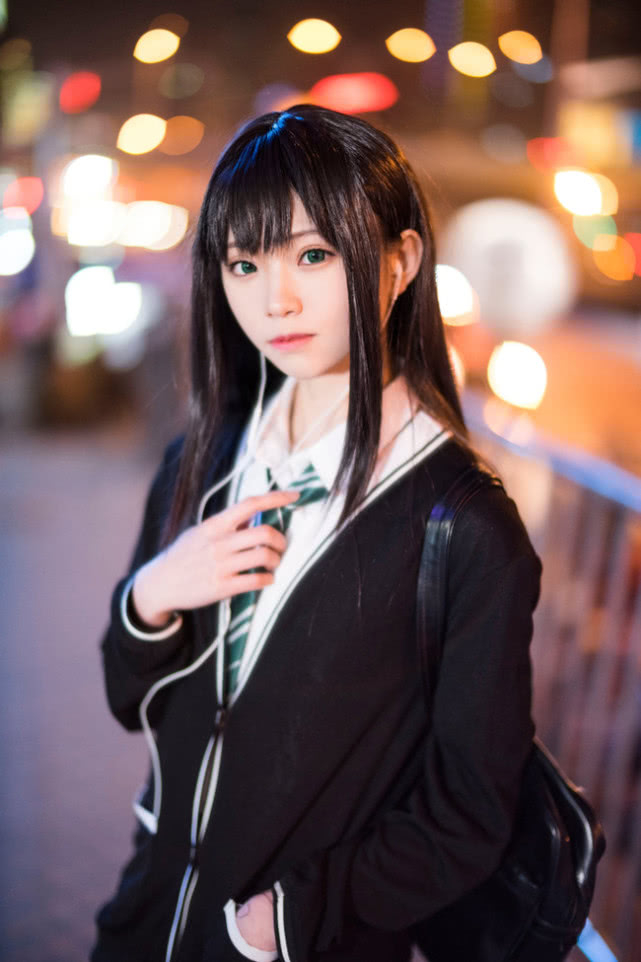 涩谷凛cos：JK服饰美女涩谷凛，果然是最美JK女神|美女|服饰|女神_新浪新闻