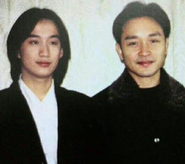 黄磊早年前与张国荣的合照曝光，惊艳众人，这也太帅了吧！！