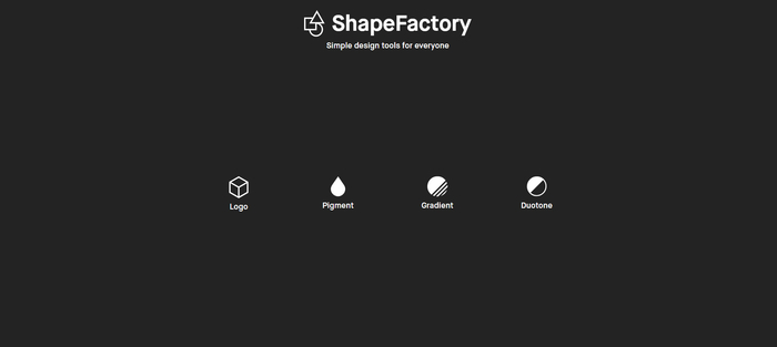 设计神器ShapeFactory——LOGO、Duotone图片一键生成！