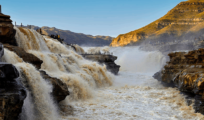 黄河壶口瀑布四季景观