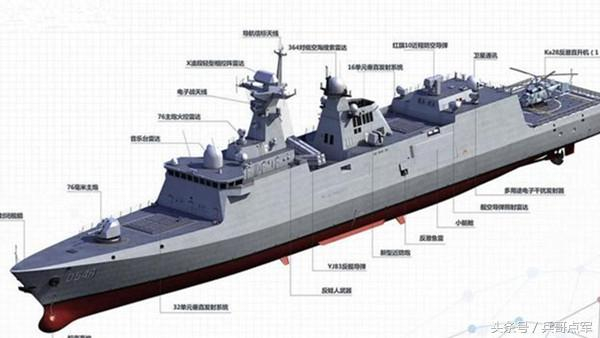 两艘装备巡航导弹的055战力强大，能瘫痪敌方三个机场，日媒担忧