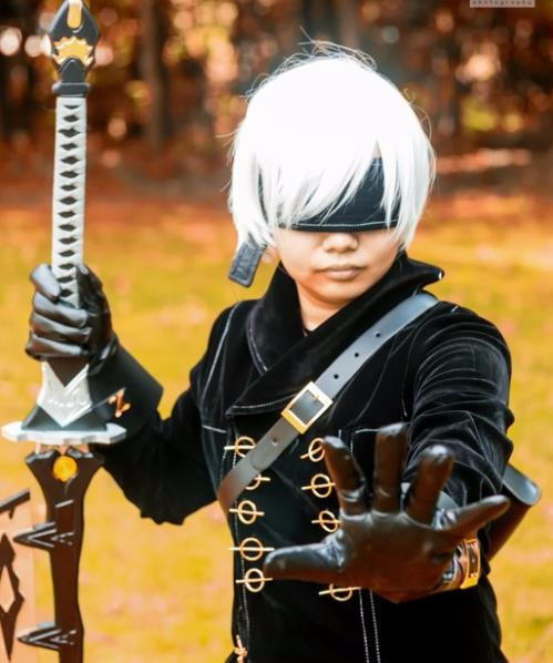 尼尔：机械纪元COS，网友：是你9S飘了，还是我2B姐拿不起刀了？