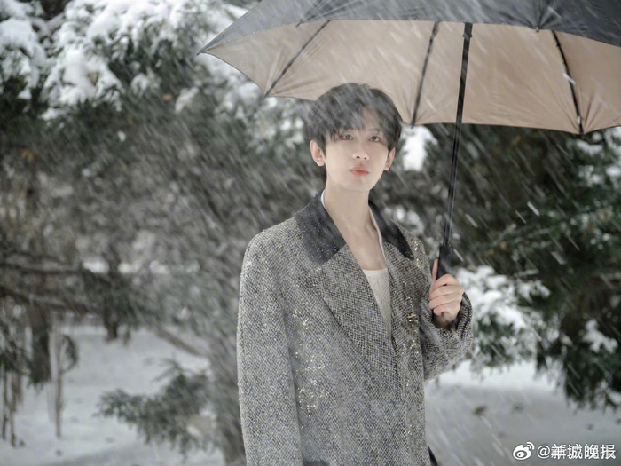 肖战等明星雪中撑伞镜头引热议|金像奖|白敬亭|李煜东|宋威龙|荣梓杉_新浪新闻