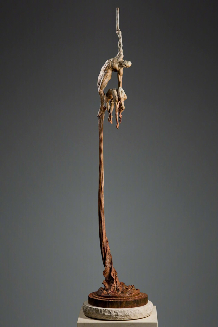 美国艺术家Richard MacDonald雕塑作品展亮相__财经头条__新浪财经