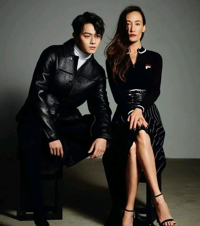 许凯跟Maggie Qicon合作拍照，气场太强了！