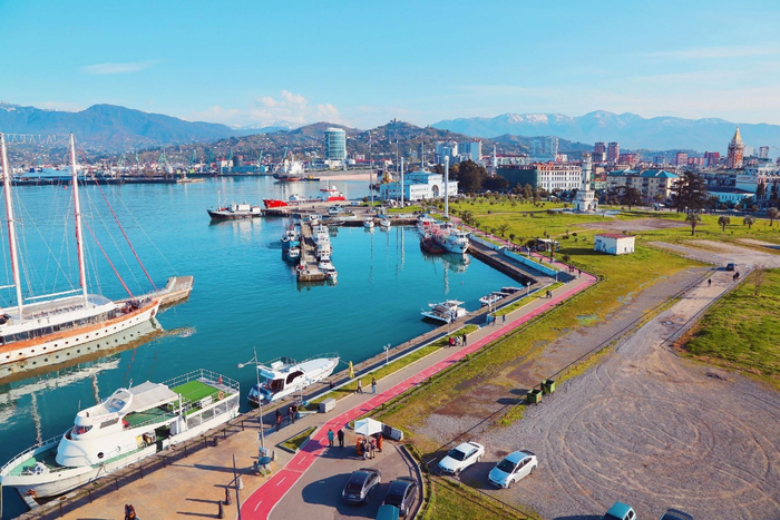 游览 西亚 格鲁吉亚 巴统 海滨大道