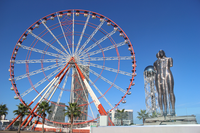 游览 西亚 格鲁吉亚 巴统 海滨大道