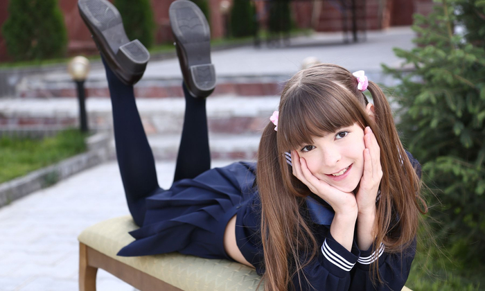 cosplay蓝色水手服JK