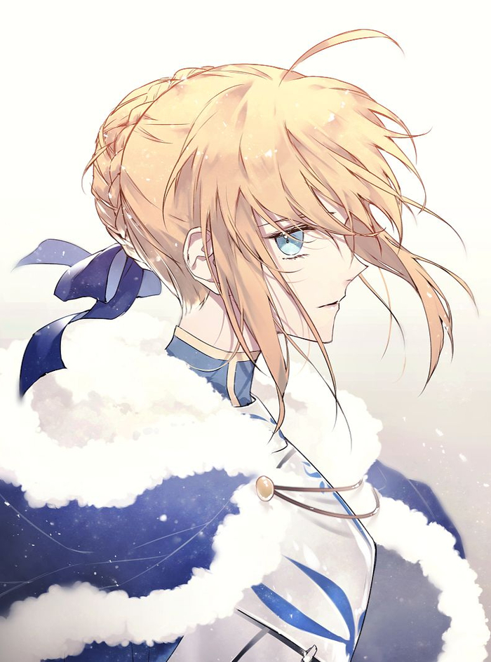 FGO动漫美图：阿尔托莉雅帅气登场，要用圣剑证明亚瑟王威名